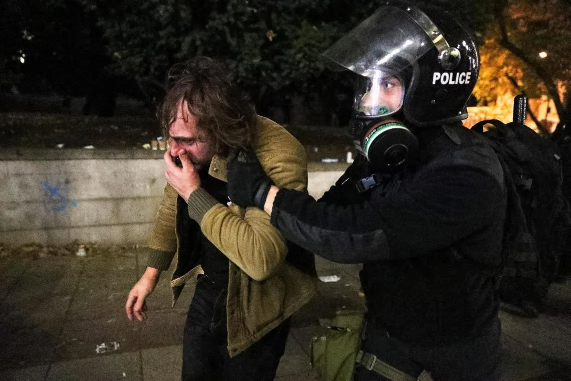 Police in Georgia stage new crackdown on pro-EU protesters | The ...