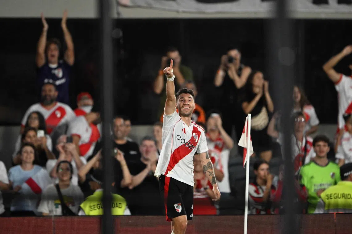 Late Gonzalo Montiel header helps River snatch 1-0 win over Instituto ...