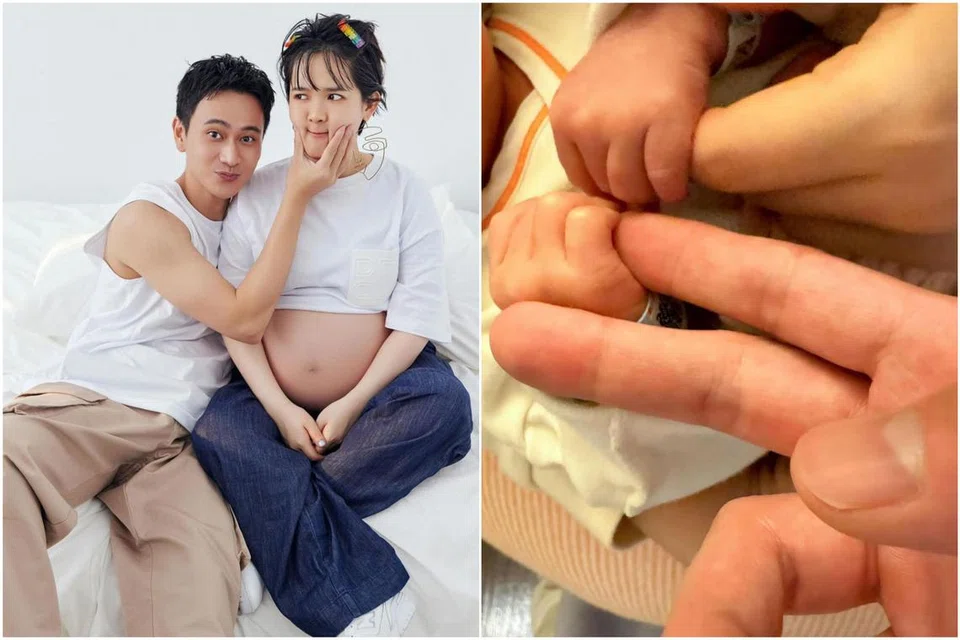 Actor Liu Kuan-ting and actress wife Sun Ke-fong welcome their first child | The Straits Times
