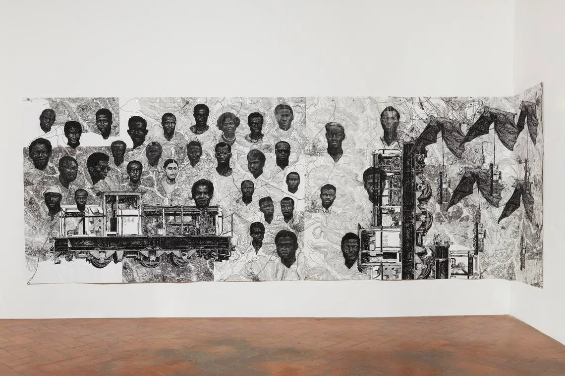 Ibrahim Mahama's solo show at Singapore Art Week | The Straits Times