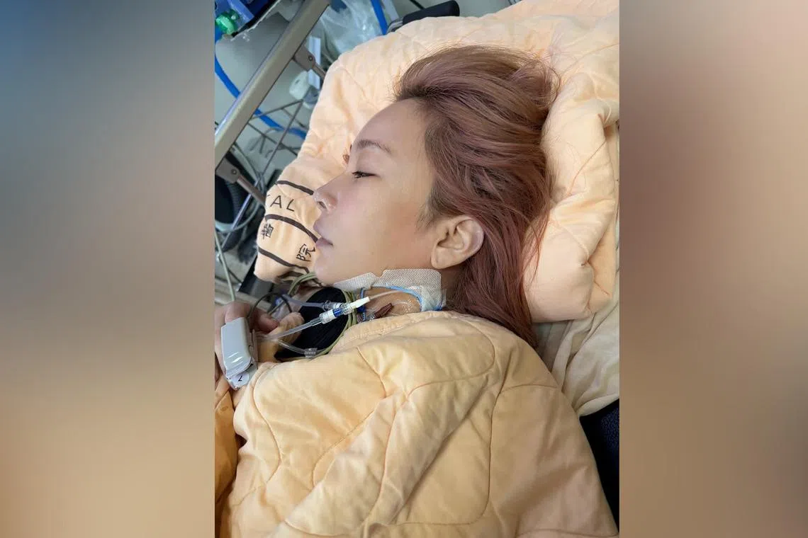 Singer Landy Wen transferred to general ward after 10 days in ICU due ...