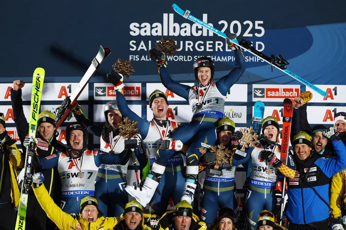 Alpine skiing-Italy take first gold of Saalbach championships | The ...