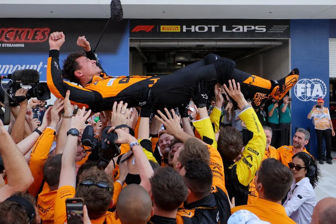 McLaren's Lando Norris wins Miami Grand Prix for first Formula One ...