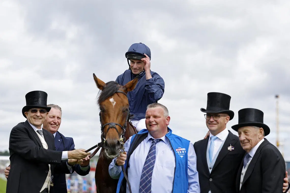 Horse racing-Favourite City of Troy wins Epsom Derby | The Straits Times
