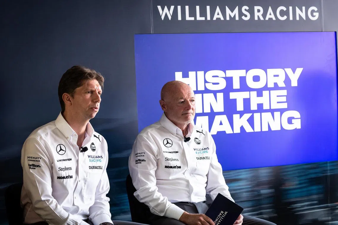 F1’s Williams Racing team looking for more partners in Asia as interest ...