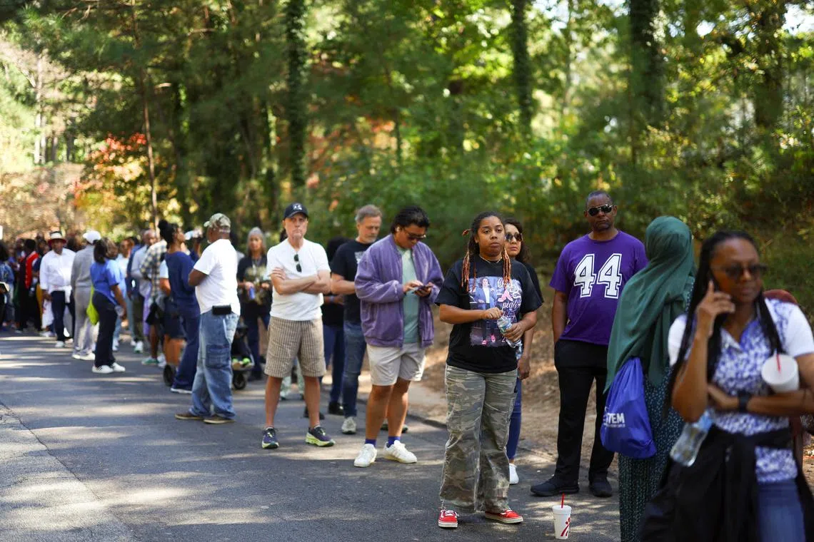 Harris rally with Springsteen, Obama in Georgia draws 20,000 people ...