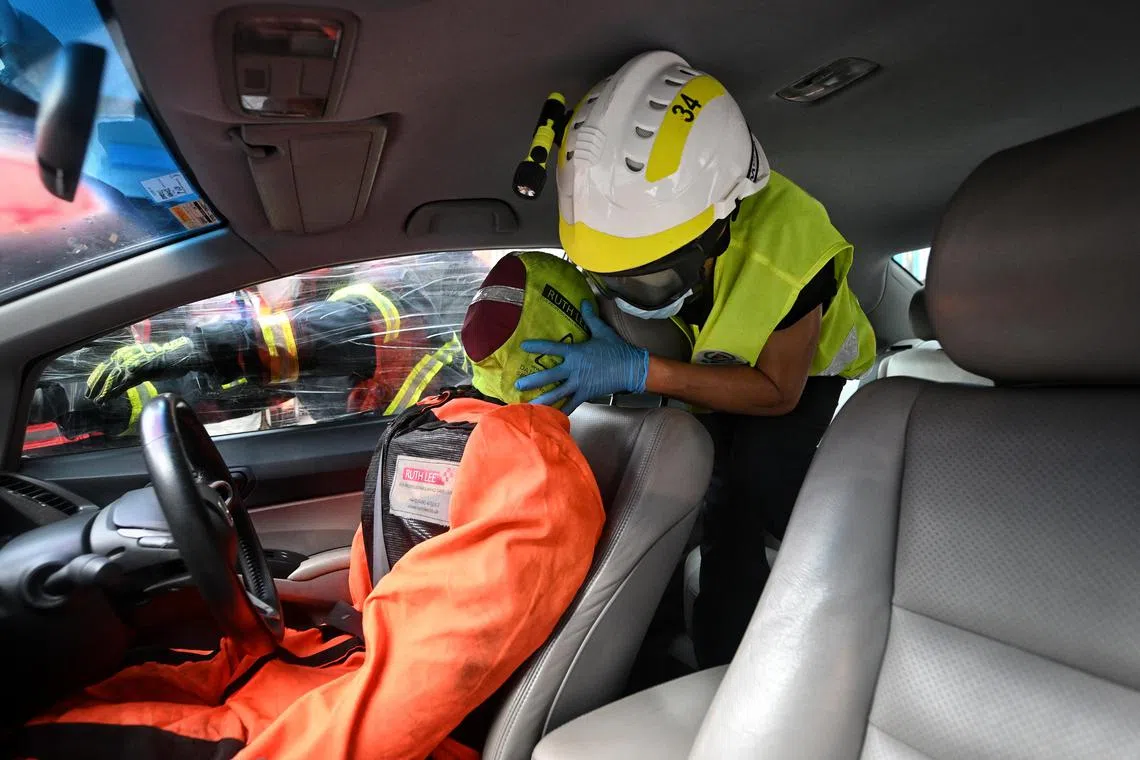 A race against time: SCDF officer recalls challenging extrication ...
