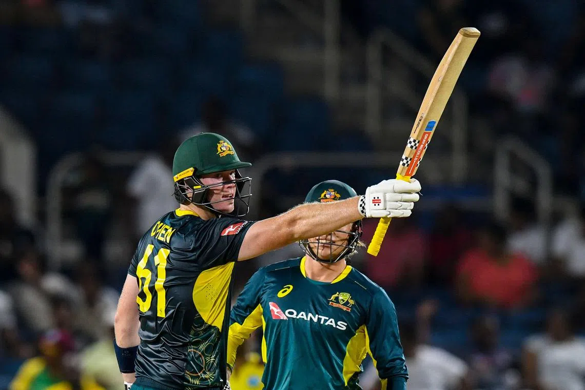 Mitchell Owen shines on cricket debut as Australia beat Windies in ...