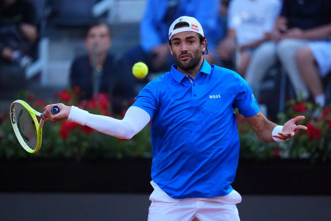 Italian Berrettini withdraws from US Open | The Straits Times
