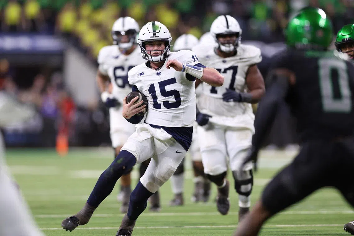 QB Drew Allar: 'More work to do,' will return to Penn St. | The Straits ...