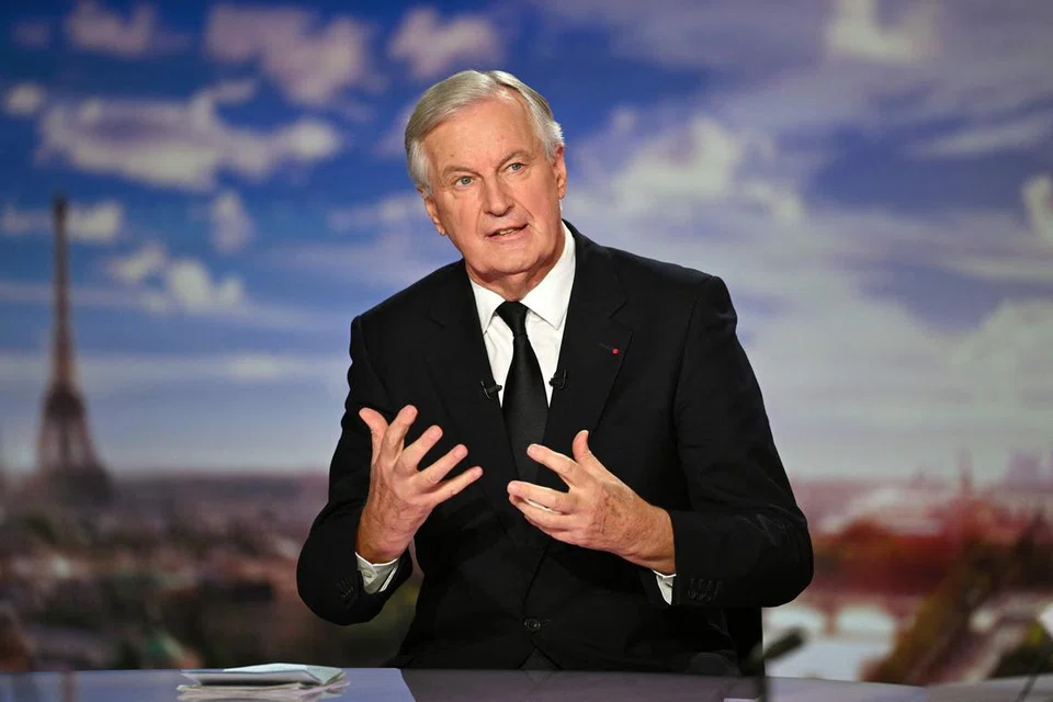 French PM Barnier flags tax hike on the wealthy | The Straits Times