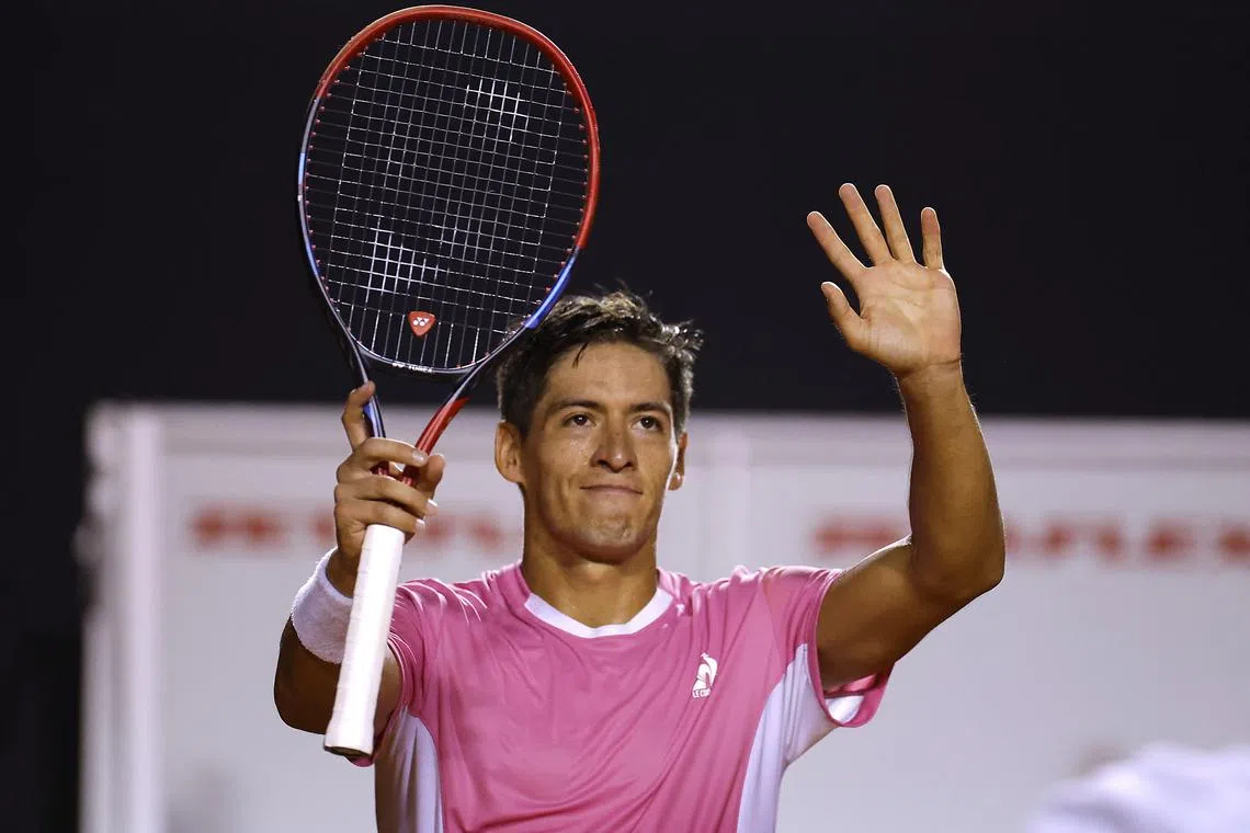 Baez defeats Carabelli, to defend Rio crown against Muller | The Straits Times