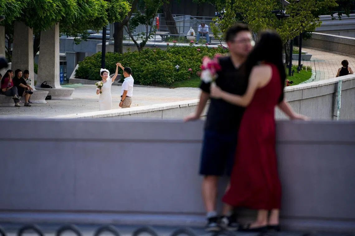 Couples in China rush to say ‘I do’ on ‘I love you’ day | The Straits Times