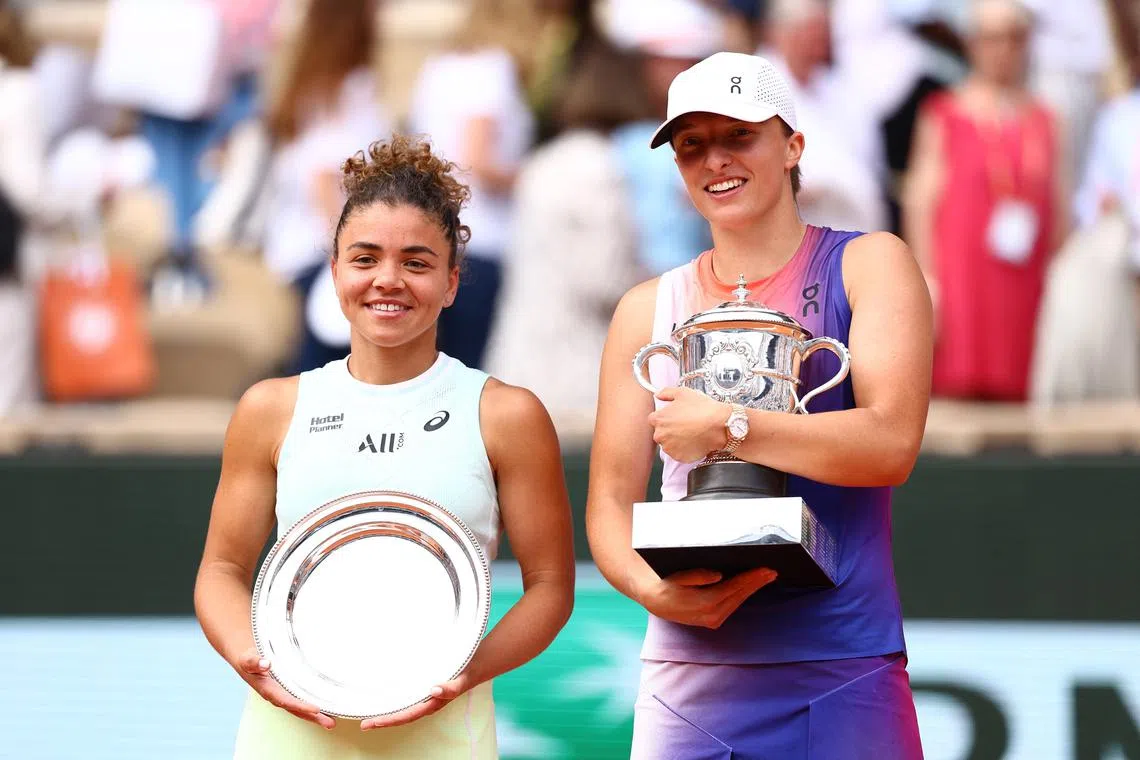 Jasmine Paolini happy despite brutal French Open loss to Iga Swiatek | The Straits Times