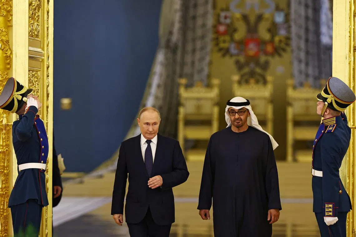 UAE president tells Putin: we are ready to help resolve Ukraine crisis ...