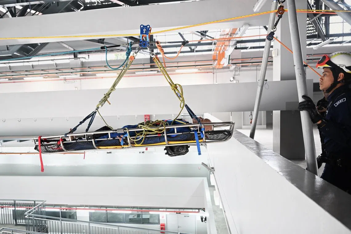 New facilities let SCDF officers train in highly realistic emergency ...