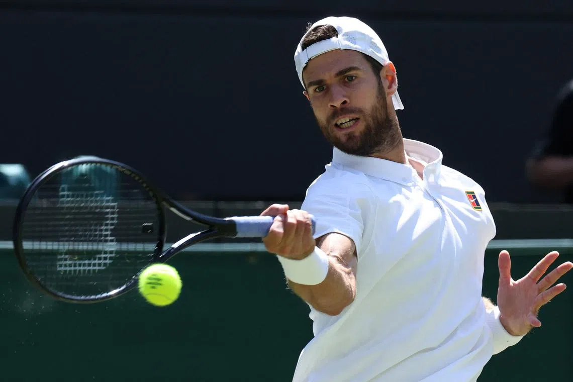 I prefer line umpires, says Khachanov, after another Wimbledon error ...