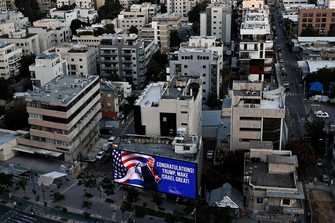 Israeli government celebrates Trump's election triumph | The Straits Times