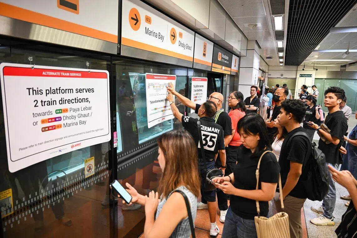 First day of Circle Line service adjustments: Some confusion but there ...
