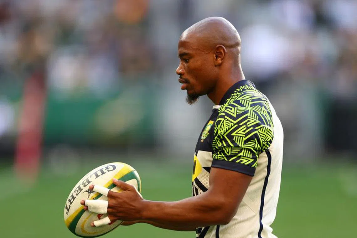 Springboks draft in centre Am as replacement for Mapimpi | The Straits ...
