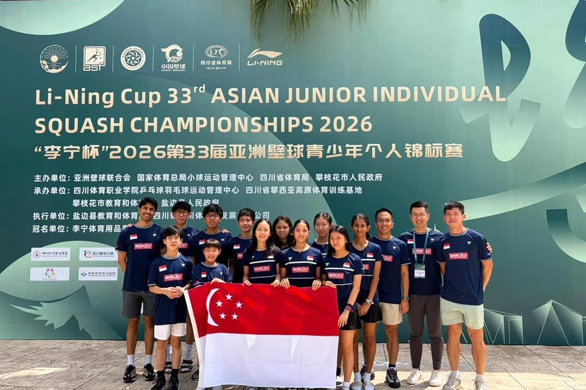 Girl, 12, becomes first S’porean squash player to win Asian junior ...