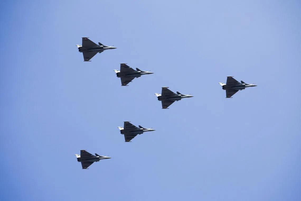 India's Republic Day marked by fighter jet formations, daredevil stunts ...