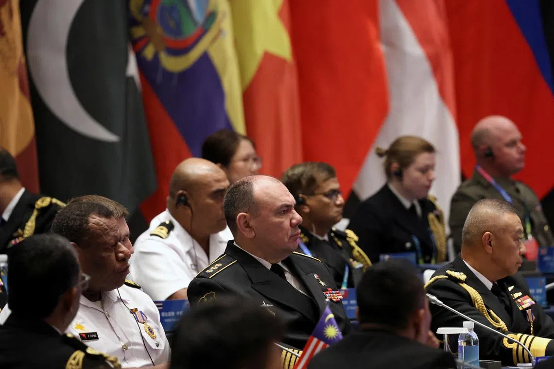 Chinese military officials met US and Russian naval officials this week ...