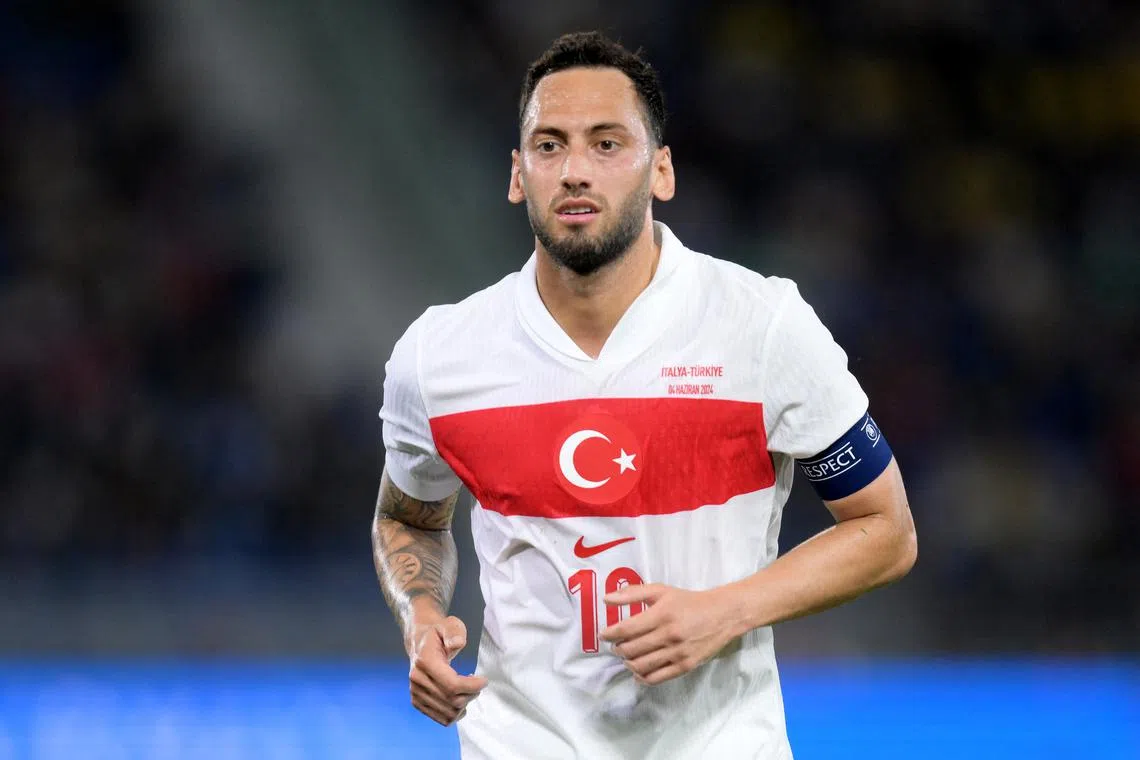 Turkey's maestro Calhanoglu saddened by criticism at home | The Straits ...