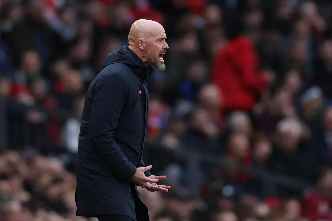 Manchester United’s under-fire manager Erik ten Hag says he’s still on ...