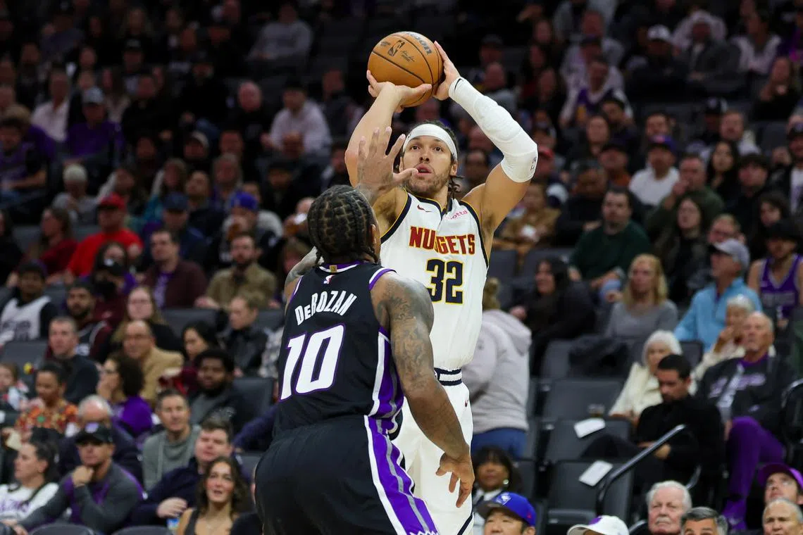 Nuggets F Aaron Gordon (calf) to miss games Friday, Saturday | The Straits Times