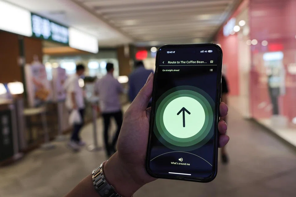 Jurong indoor map suggests barrier-free routes for disabled, guides ...