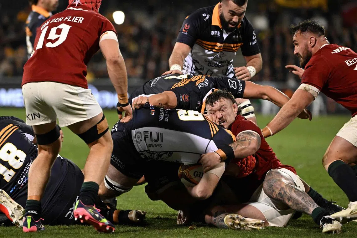 Lions ease to 36-24 win over proud Brumbies in Canberra | The Straits Times