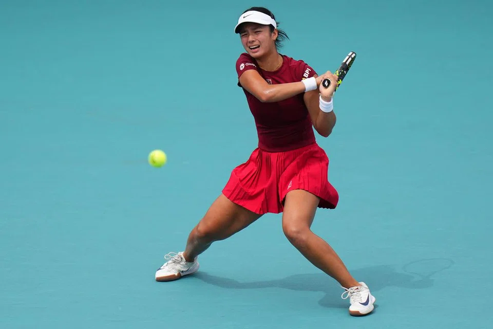 Filipino wildcard Eala stuns Keys in Miami, Dimitrov into last 16 | The ...