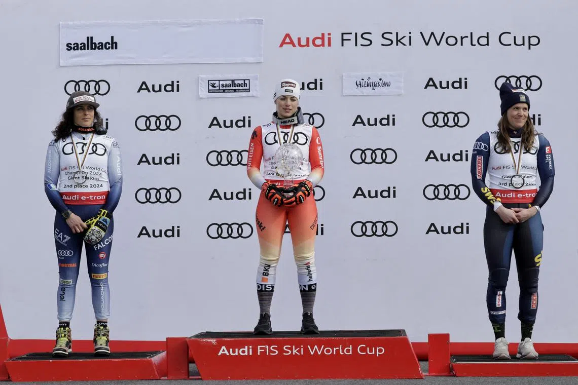 Alpine skiing-Switzerland's Gut-Behrami wins overall and GS World Cup ...