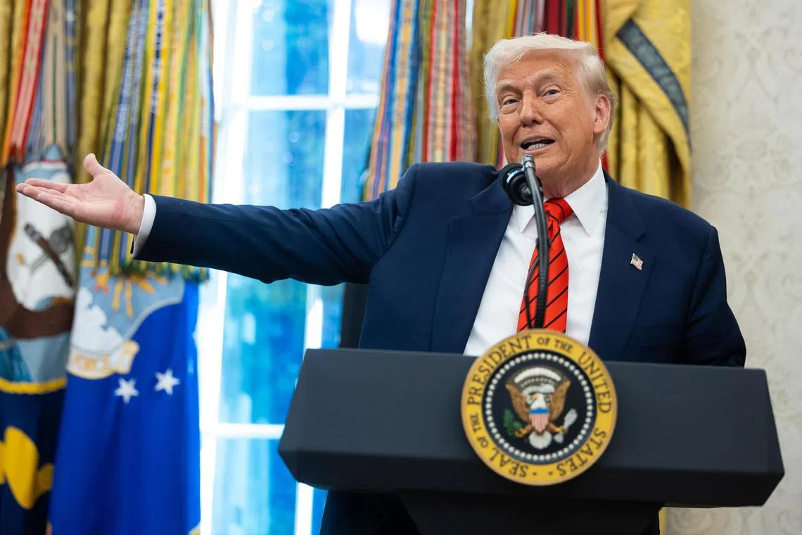 Trump says it’s a bad time to let Russia back into G-7 | The Straits Times
