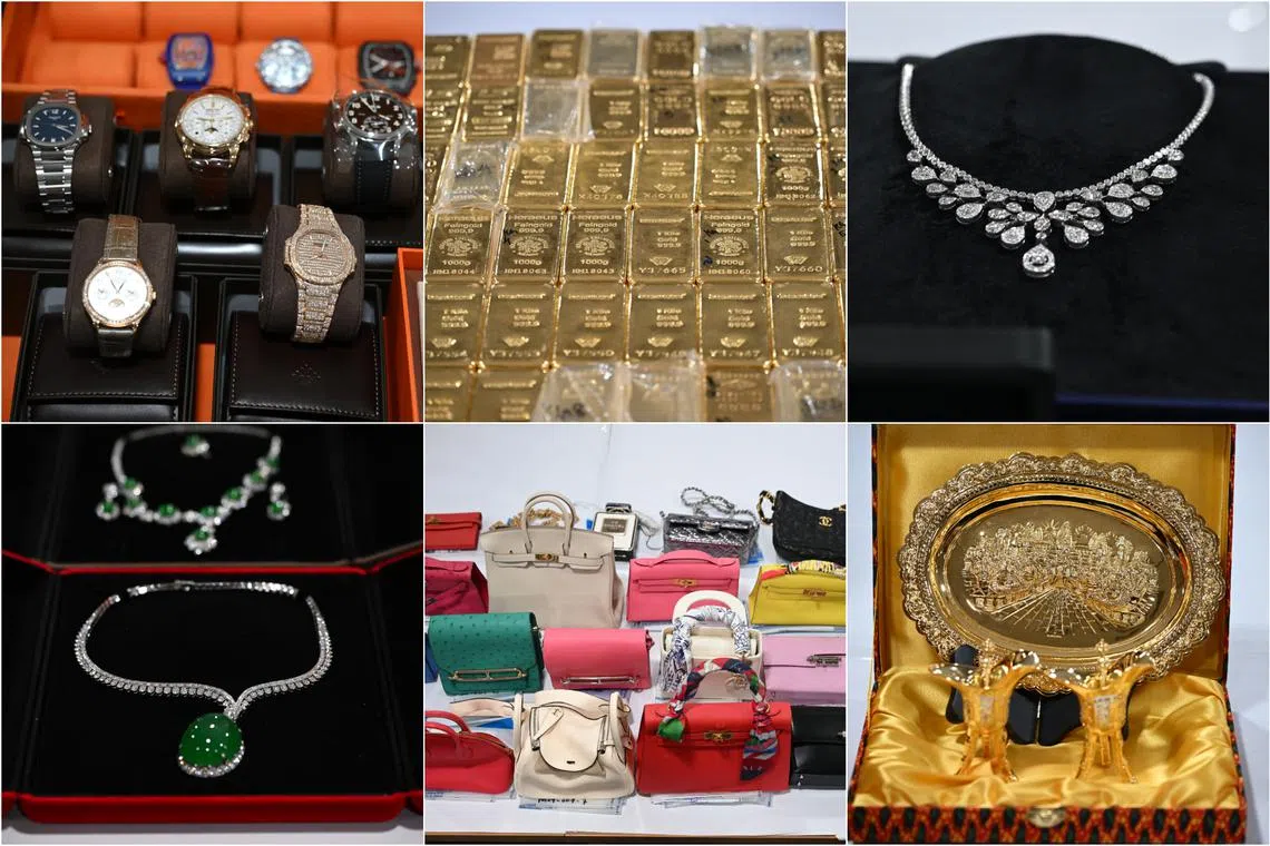 Luxury items seized in $3b money laundering case handed over to ...