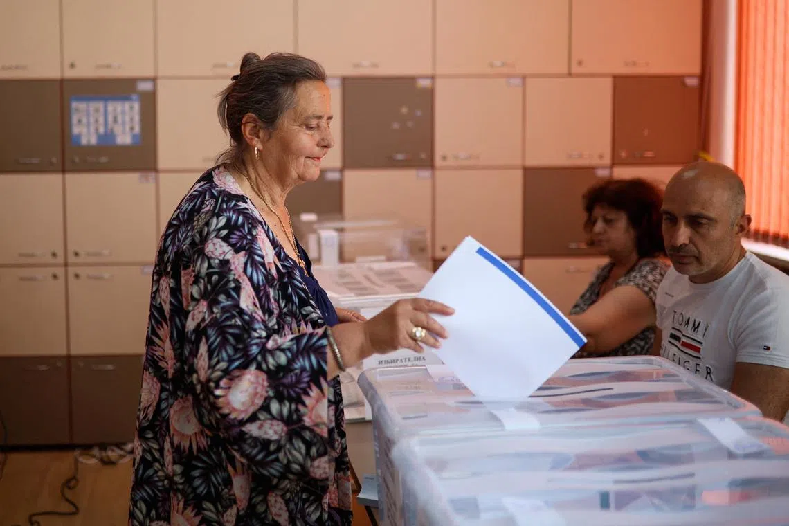 Bulgaria's centre-right GERB party leads in parliamentary election ...