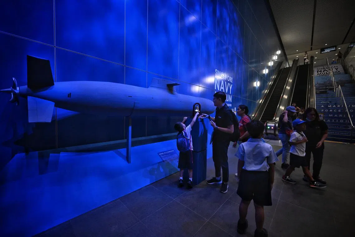 Expo MRT station gets new naval theme to raise awareness of Singapore’s ...