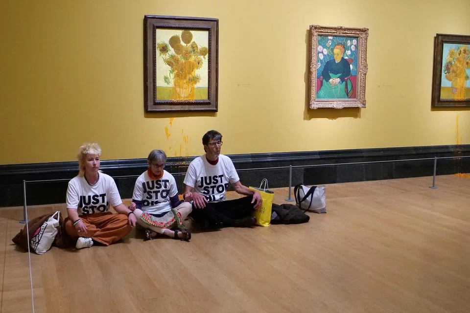 UK's National Gallery bans liquids after activist art attacks | The Straits Times