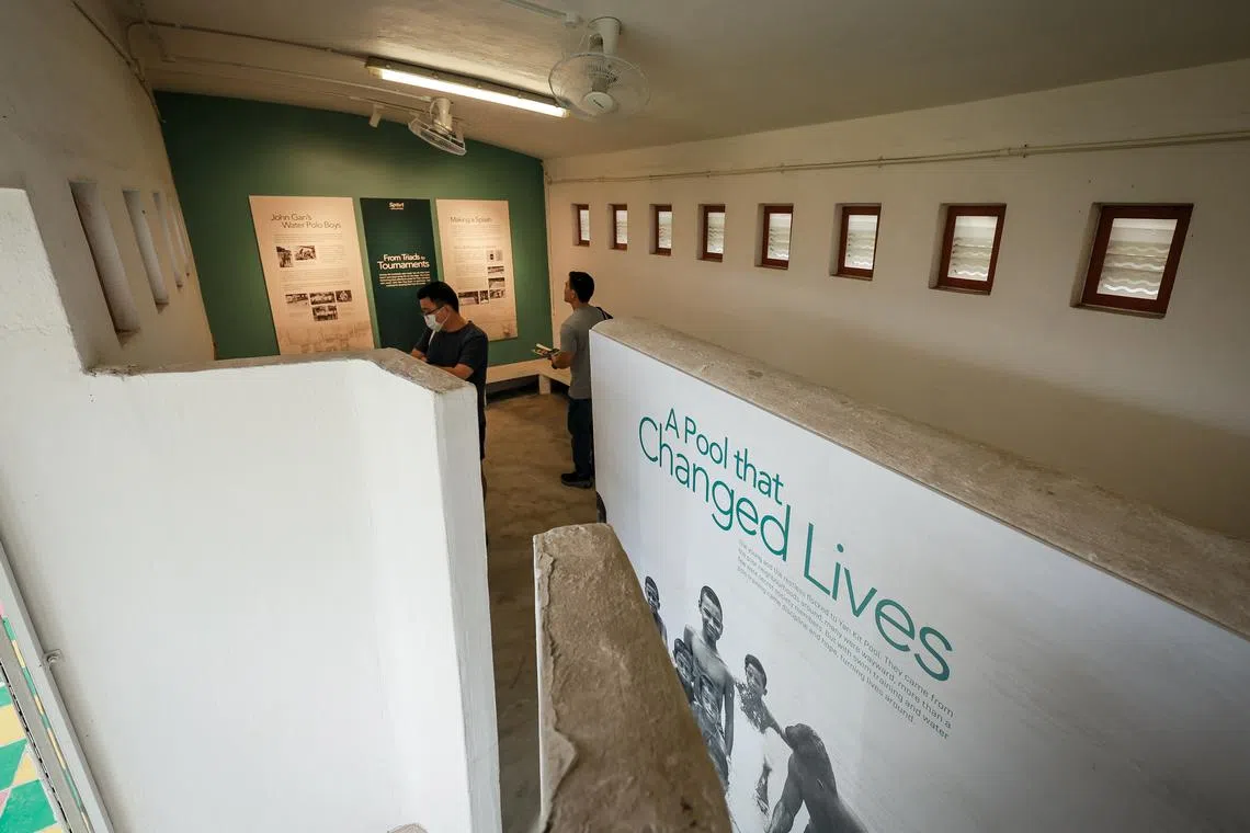 Yan Kit Pool Heritage Gallery and Mural to commemorate the old swimming ...