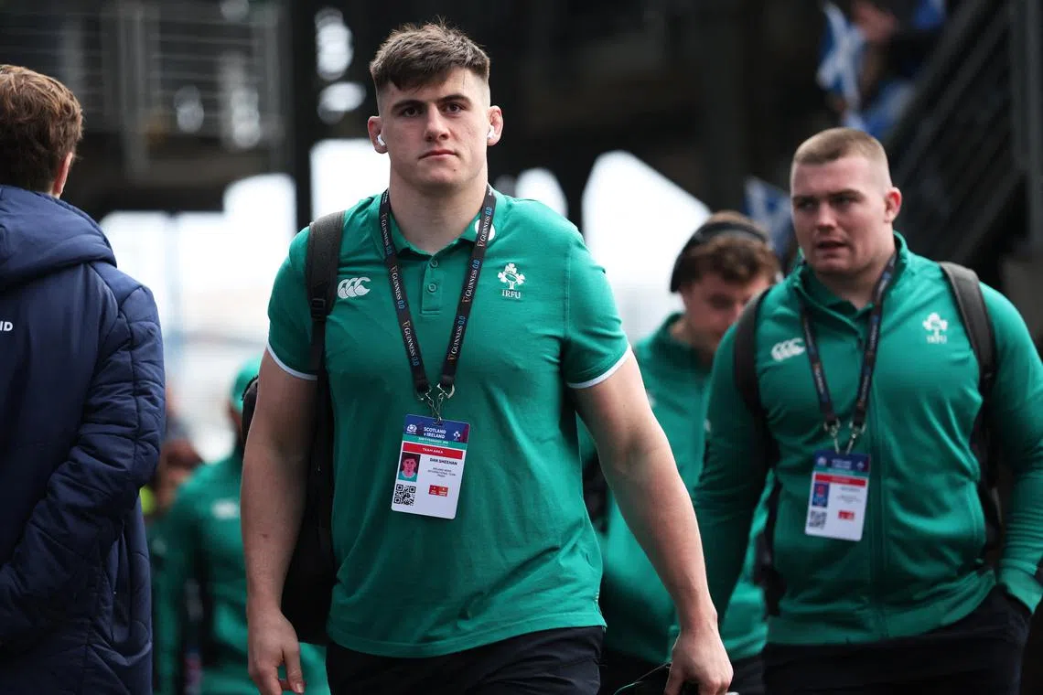 Sheehan to skipper Ireland as Easterby rings the changes for Wales | The Straits Times