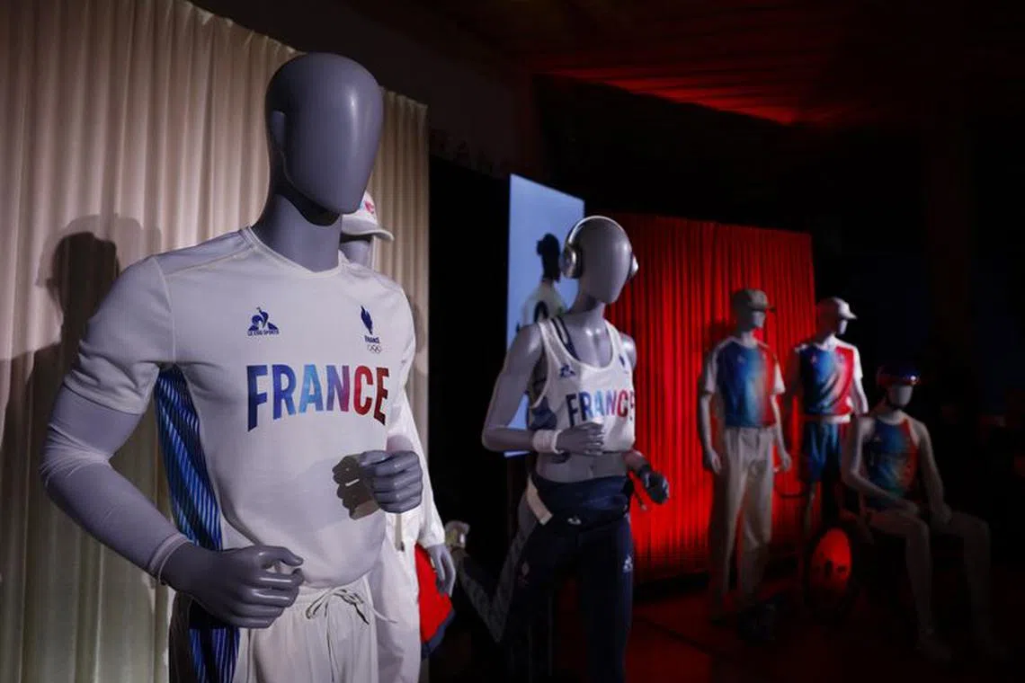 ‘Chic, elegant, bright’ – French athletes parade kit for 2024 Paris ...