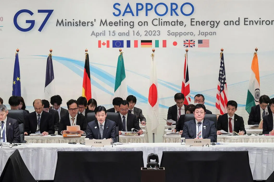G-7 agrees to accelerate phase-out of unabated fossil fuels, but no ...