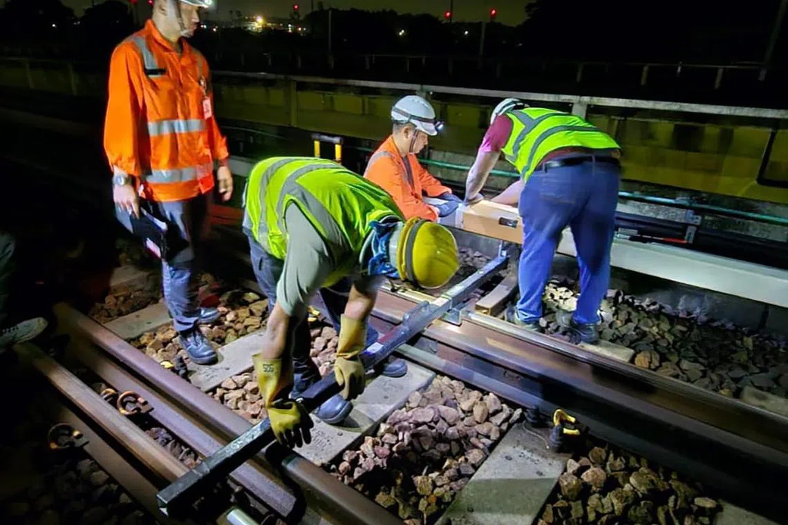 Component that malfunctioned during June 3 North-South Line disruption ...
