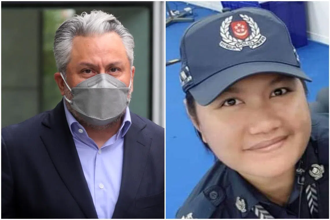 Driver who caused off-duty police officer’s death in Shenton Way ...