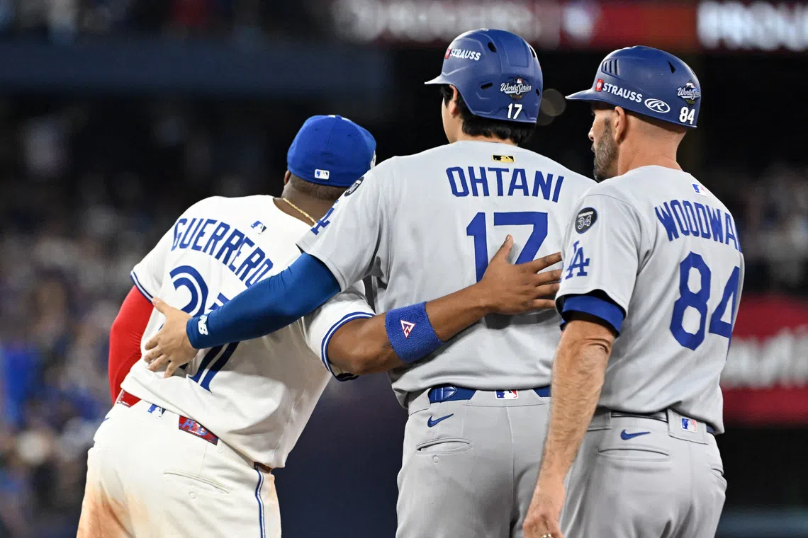 Blue Jays stun Ohtani, Dodgers in World Series opener | The Straits Times