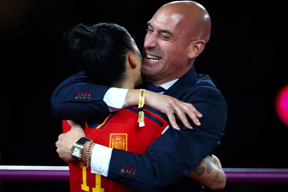 Disgraced former Spanish football chief ‘forcefully kissed’ England ...