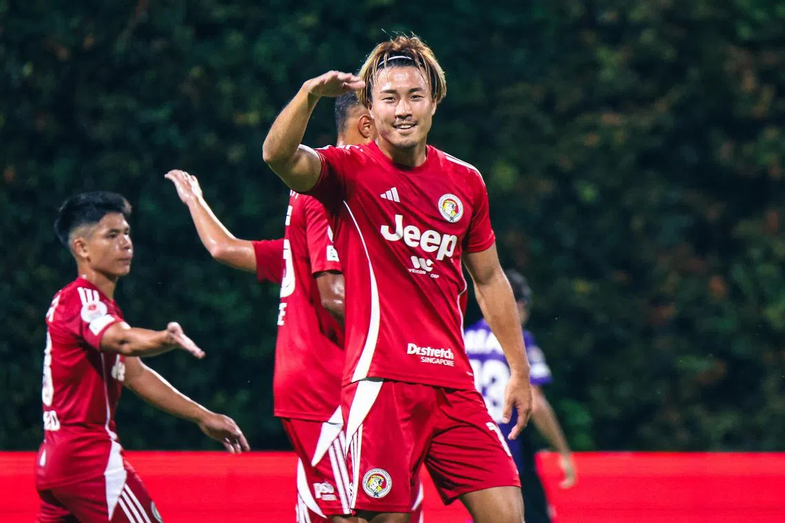 Balestier Khalsa striker Kodai Tanaka no longer fixated on goal targets ...