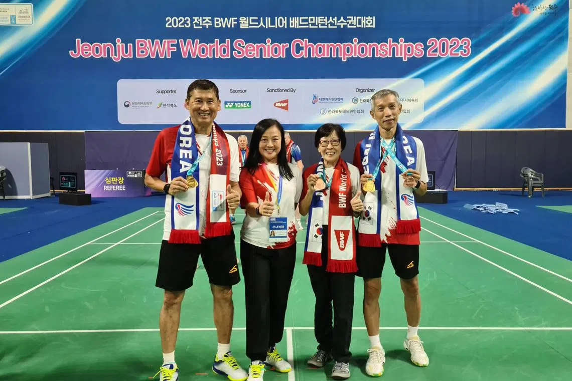 Singapore’s Foo Kon Fai, Victor Sim crowned badminton senior world ...