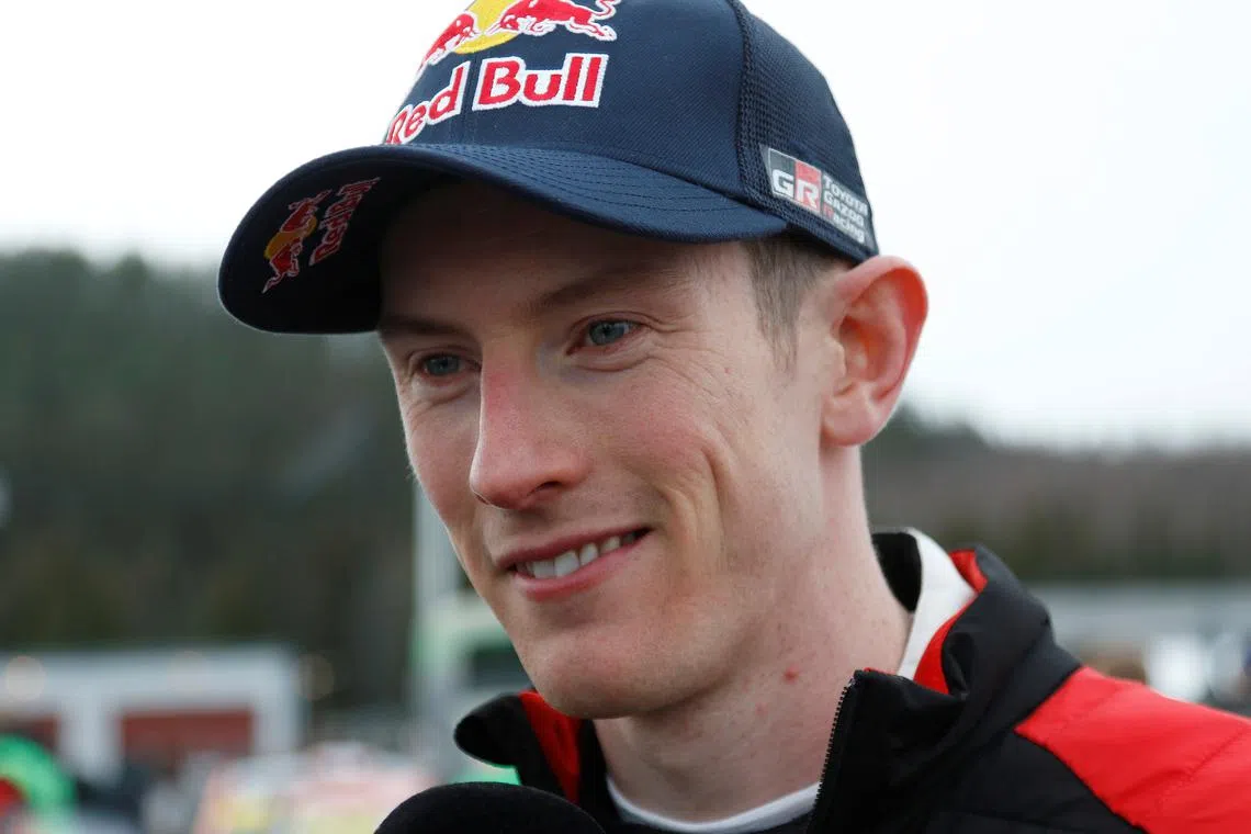 Rallying-Evans leads tight battle in snowy Sweden | The Straits Times